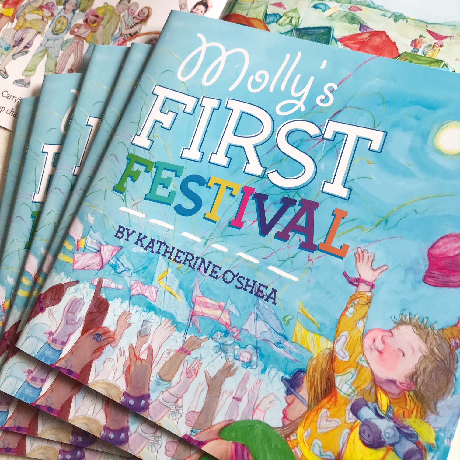 Molly's First Festival - A Music Festival Children's Book